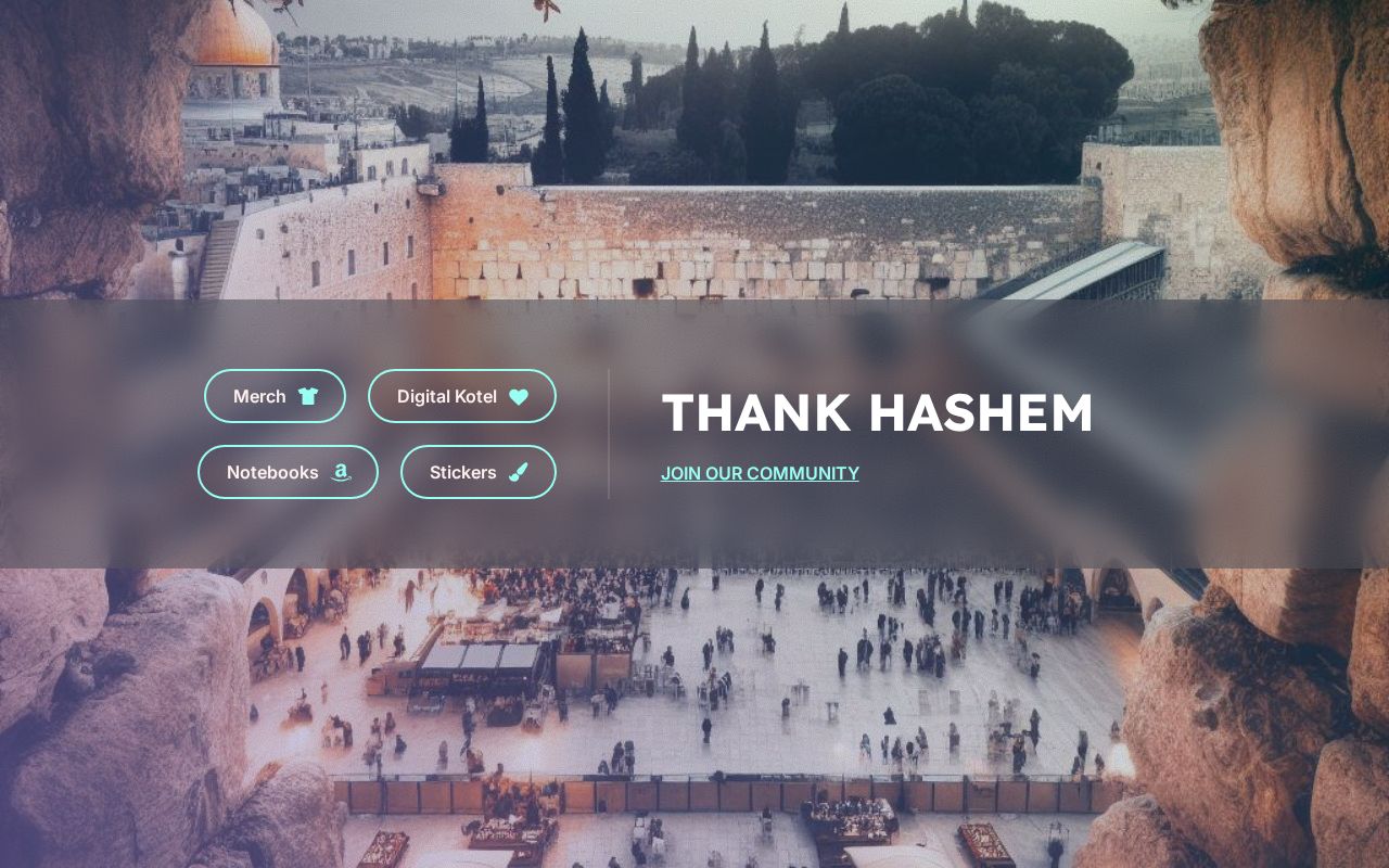 Thank HaShem